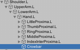 Aim constraintを使用して両手持ちを再現する｜nekochanfood
