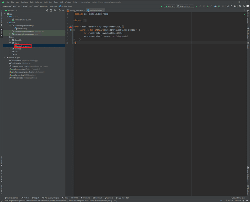 Android(Kotlin) カメラアプリ その1｜Dominator