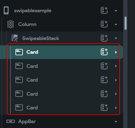 【FlutterFlow】カードをめくるような操作感を実現！Swipable Stack｜松井真也＠登録セキスペ