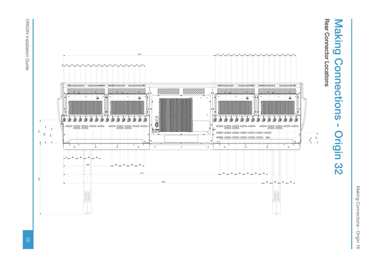 SSL ORIGIN アナログコンソール サイズ｜SSL Japan (Solid State Logic)