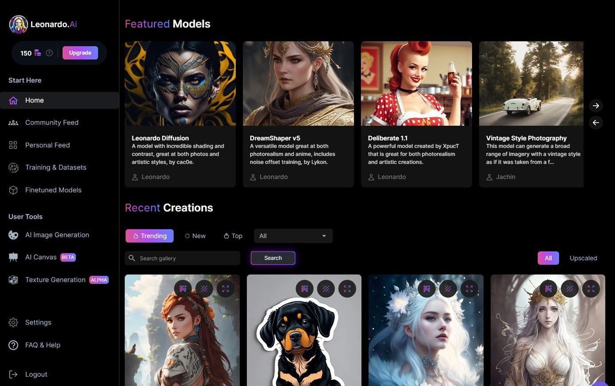 Note-004 "Leonardo.ai" 巷で話題の画像生成AIツールのオススメ。｜suzcue