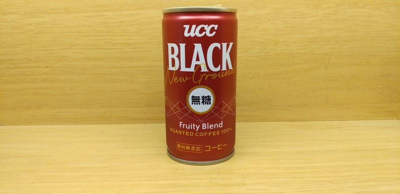 【缶コーヒー】「UCC BLACK無糖 New Ground Fruity Blend」｜Yamato
