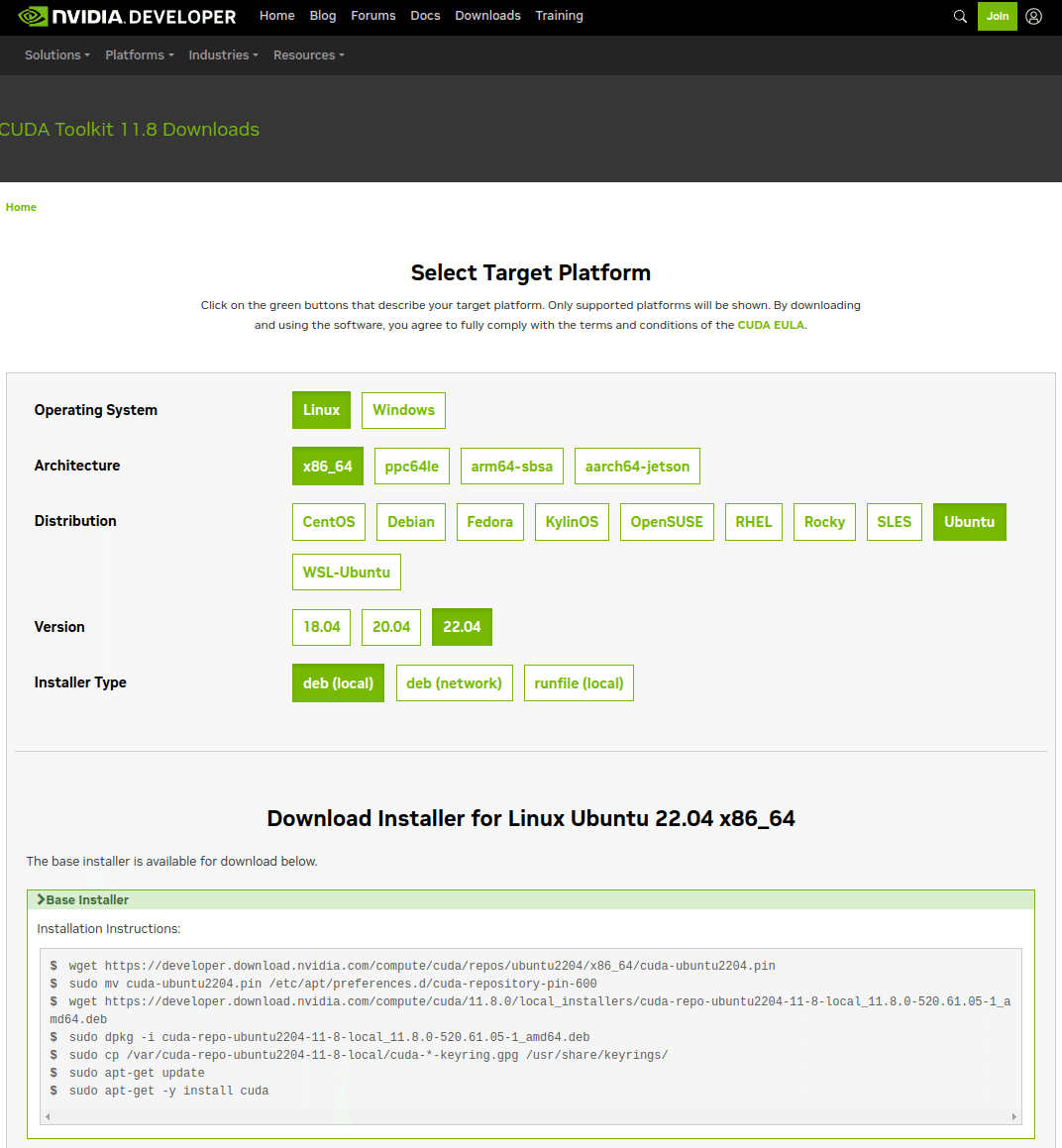 Ubuntu 22.04環境とcuda tool kit｜Reiki Hattori＠ワクチン接種五回済