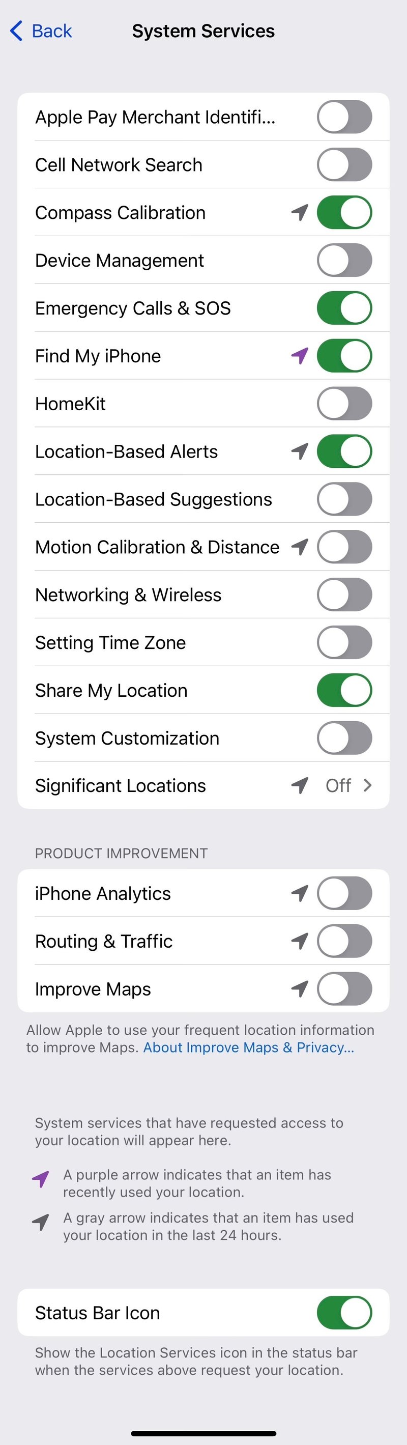 iOS16.6の設定はこれでいいかな〜｜遊月