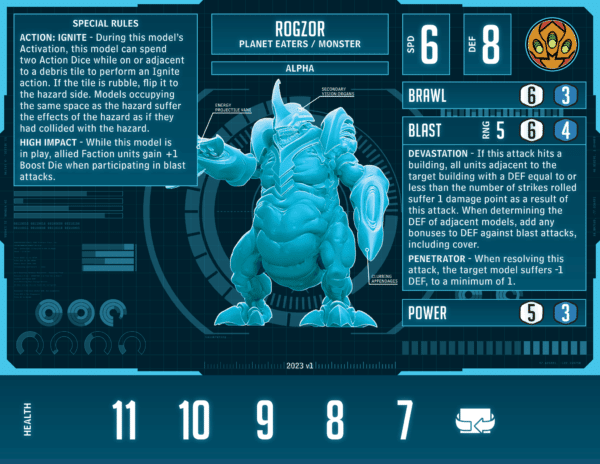 ログゾル[Rogzor] - プラネット・イーターズ モンスター 2023upd｜かえるまーと