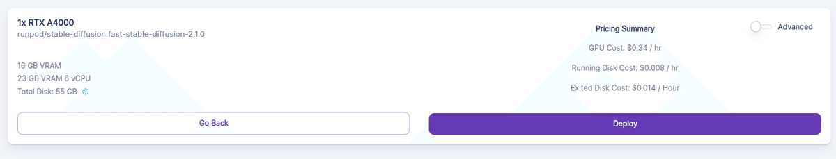 RunPodで構築するStable Diffusion WebUI環境｜gladevise
