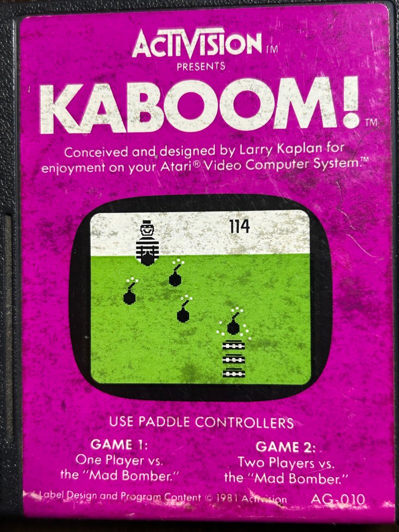 Atari2600:Kaboom!｜GSH