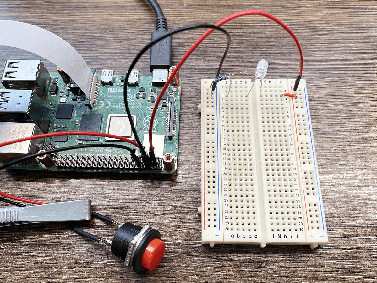 Raspberry PiのGPIOでボタンの押し下げを検知する（Python）｜Marupeke-IKD