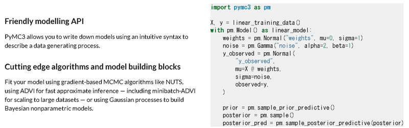 Pythonライブラリ(ベイズ統計モデル)：PyMC3｜KIYO