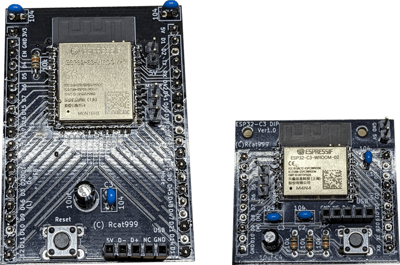 ESP32-S3 DIP化基盤作ってみた（配布有）｜Rcat999