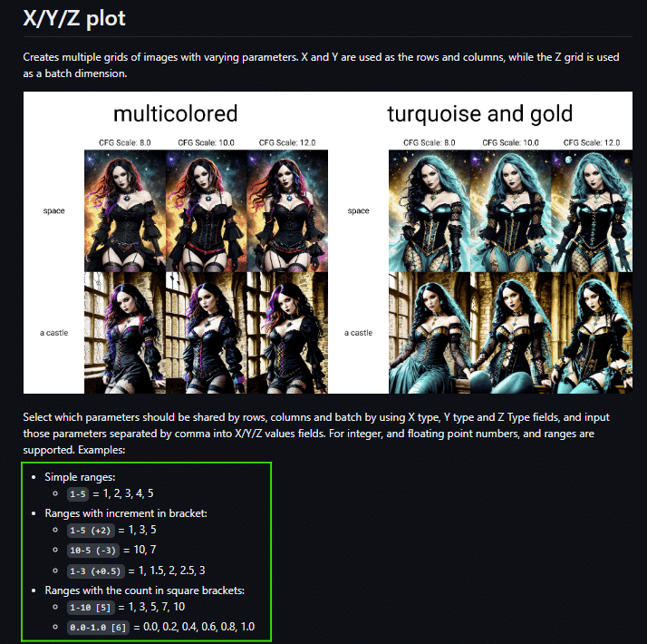 【グリッド表】x/y/z plotの使用法【結果を表でまとめて】｜はかな鳥