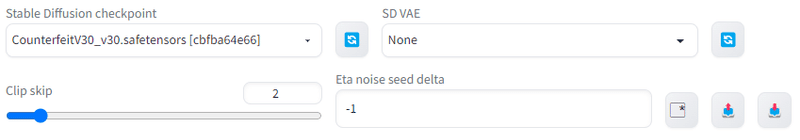 Stable Diffusion web UIでVAEなどの設定項目を正面に表示する方法｜opvelll