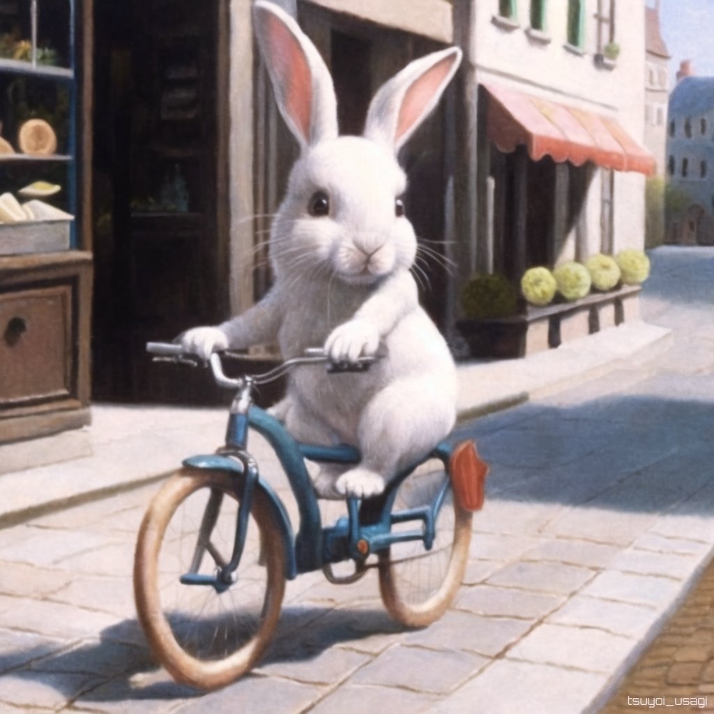 AI絵にキャプションをつけてみた#9 【画像】｜tsuyoi_usagi