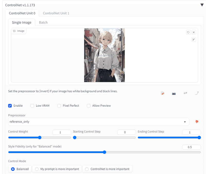 ControlNet reference_only｜SDAI