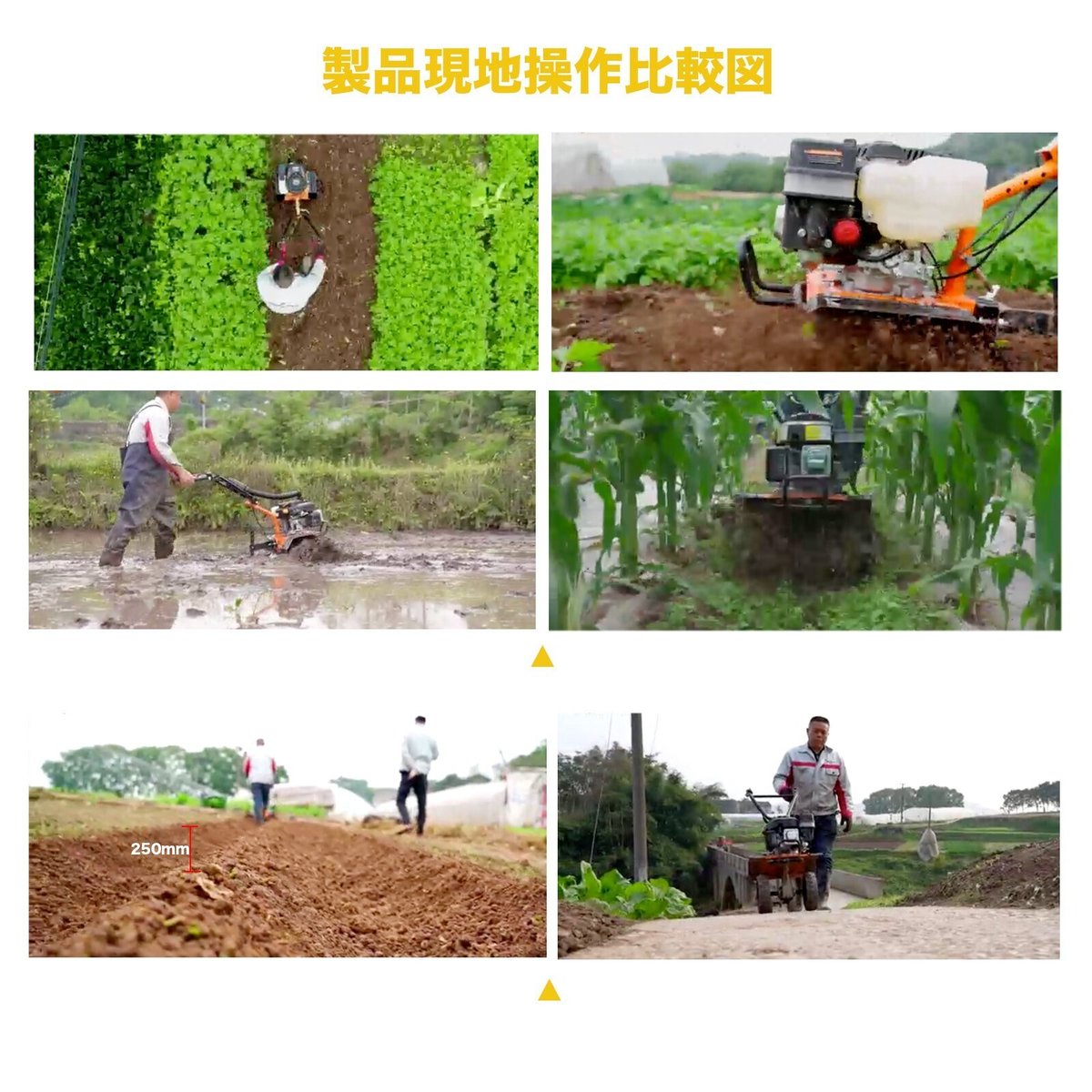 Gaidohエンジン耕運機H450｜Gaidoh