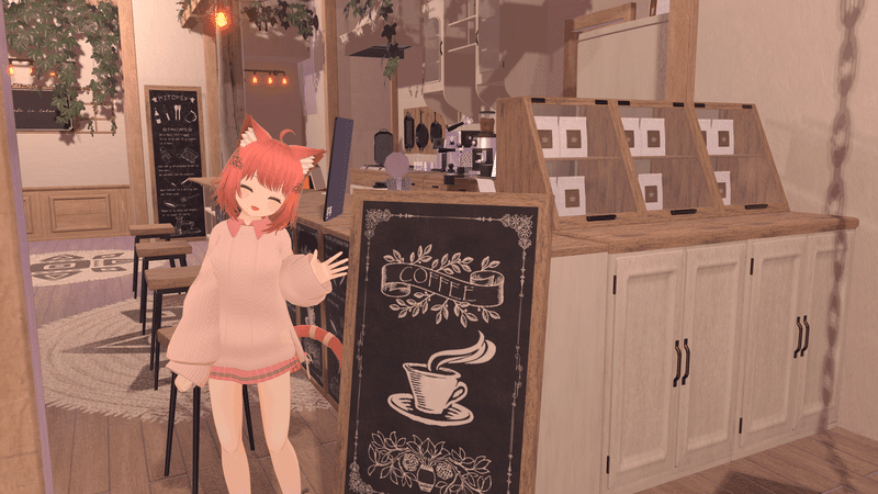 【VRChat】カフェのワールド紹介！｜ことは しろ