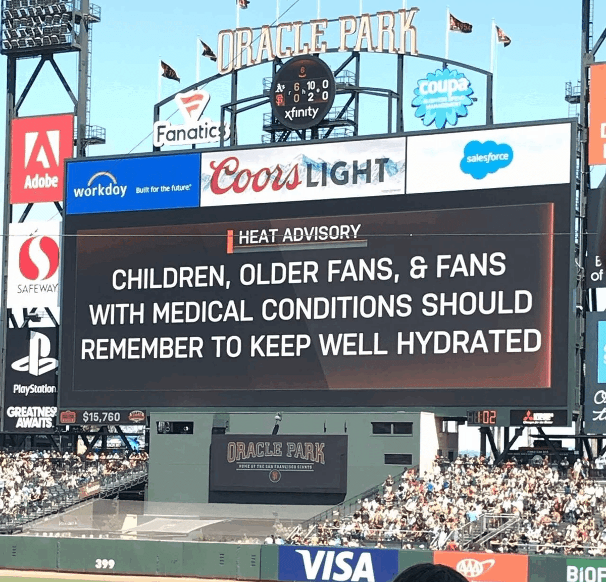 【MLB30球場全部行く】サンフランシスコ・ジャイアンツ(7/30)｜みーがん