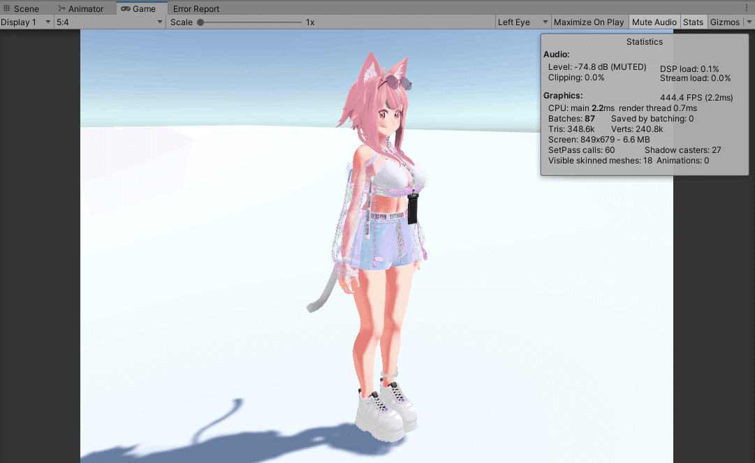 [VRChat](Modular Avatar)PhysBoneをつかんで衣装のBlendShapeを操作する｜Kluele