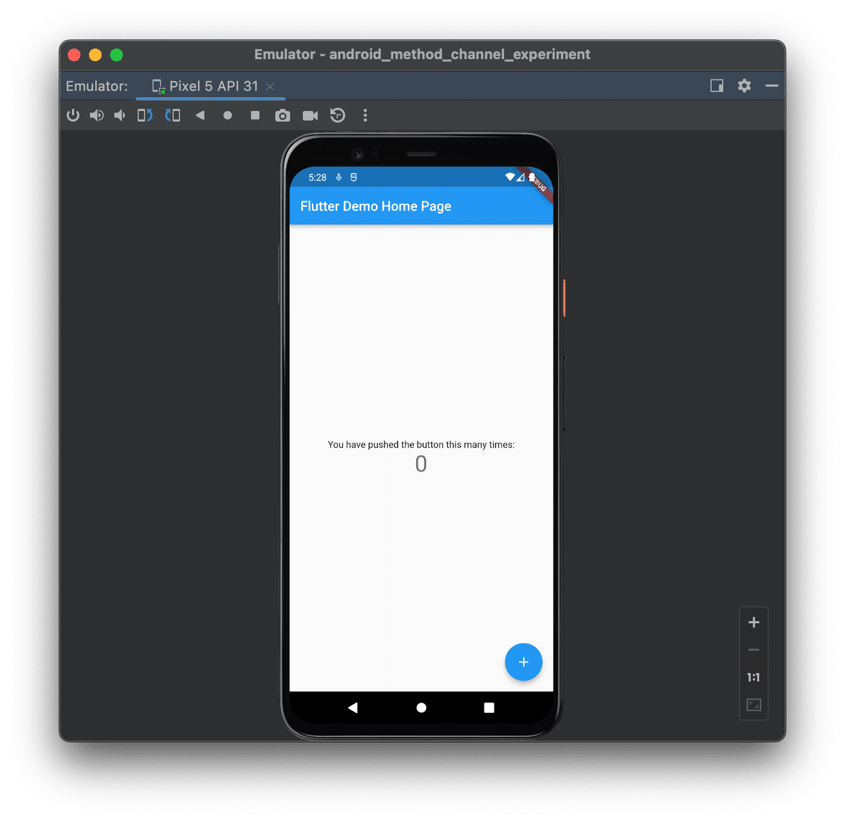 Flutter勉強日記: AndroidのネイティブコードをFlutter Widgetから呼ぶメソッドチャンネルを試してみた｜mizutory