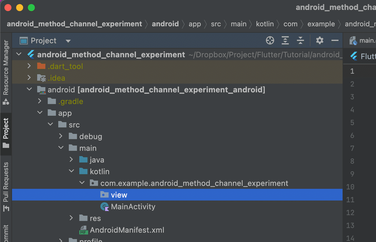 Flutter勉強日記: AndroidのネイティブビューをFlutterのWidget上に描画する方法｜mizutory