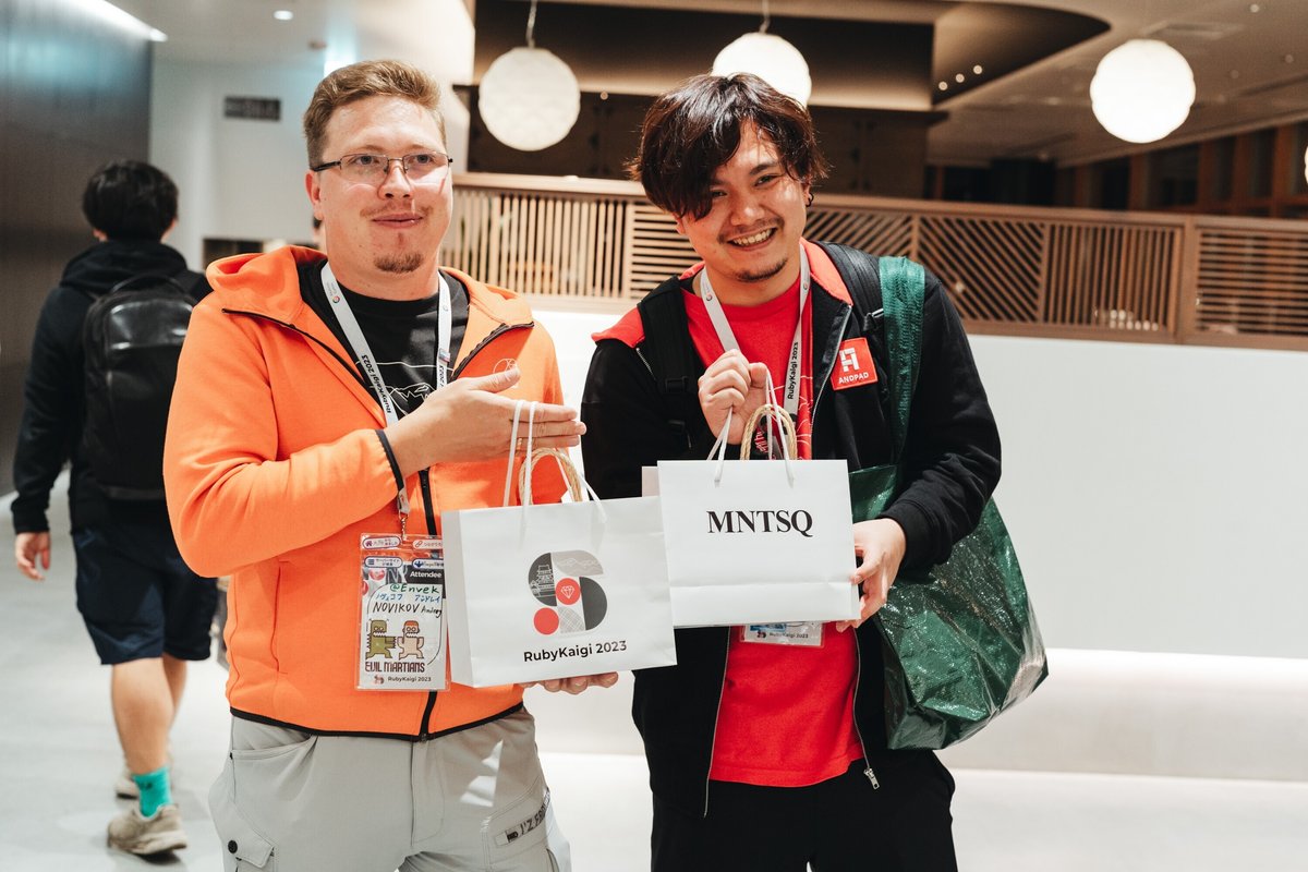 RubyスポンサーとしてRubyKaigiに出たら、Matzに取り上げてもらえて嬉しかった話｜MNTSQ株式会社