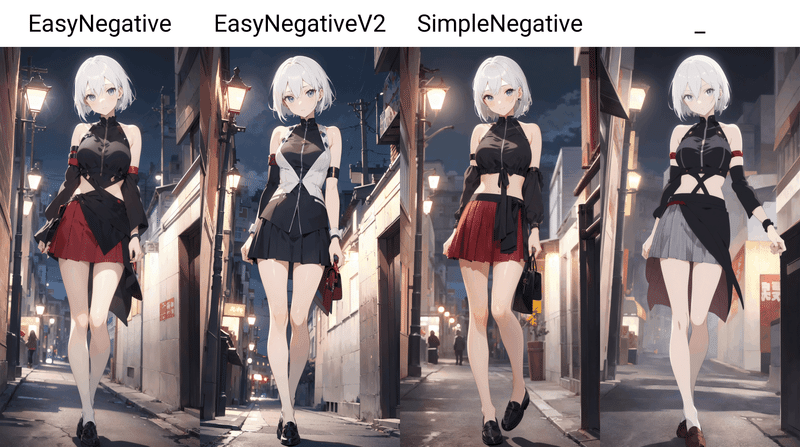 EasyNegativeをやめてSimpleNegativeを使おう！｜あいきみ