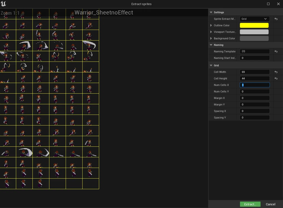 How to PaperZD その1-導入からFlipbook作成まで-【UE5.2使用】｜敷本ホノ┃#indiegamedev