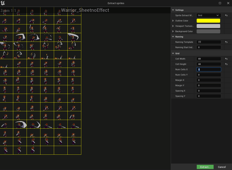 How to PaperZD その1-導入からFlipbook作成まで-【UE5.2使用】｜敷本ホノ┃#indiegamedev