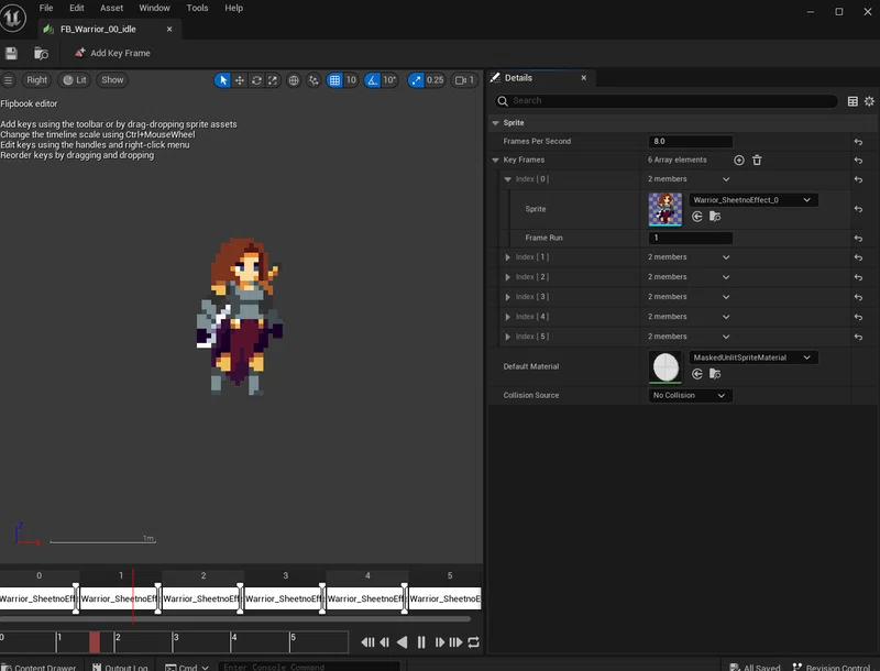 How to PaperZD その1-導入からFlipbook作成まで-【UE5.2使用】｜敷本ホノ┃#indiegamedev