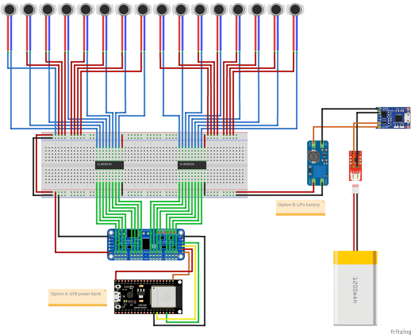 自作ハプティクスベストを作ってみた。｜KirisameNanoha