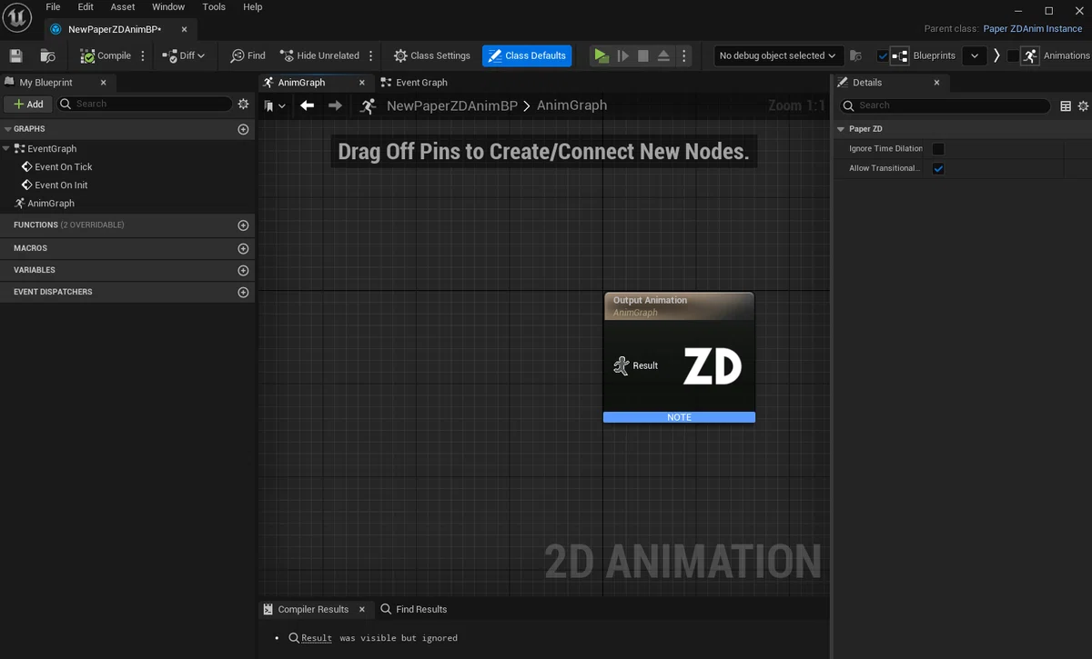 How to PaperZD その2-Blueprintの作成からキャラを動かすまで-｜敷本ホノ┃#indiegamedev