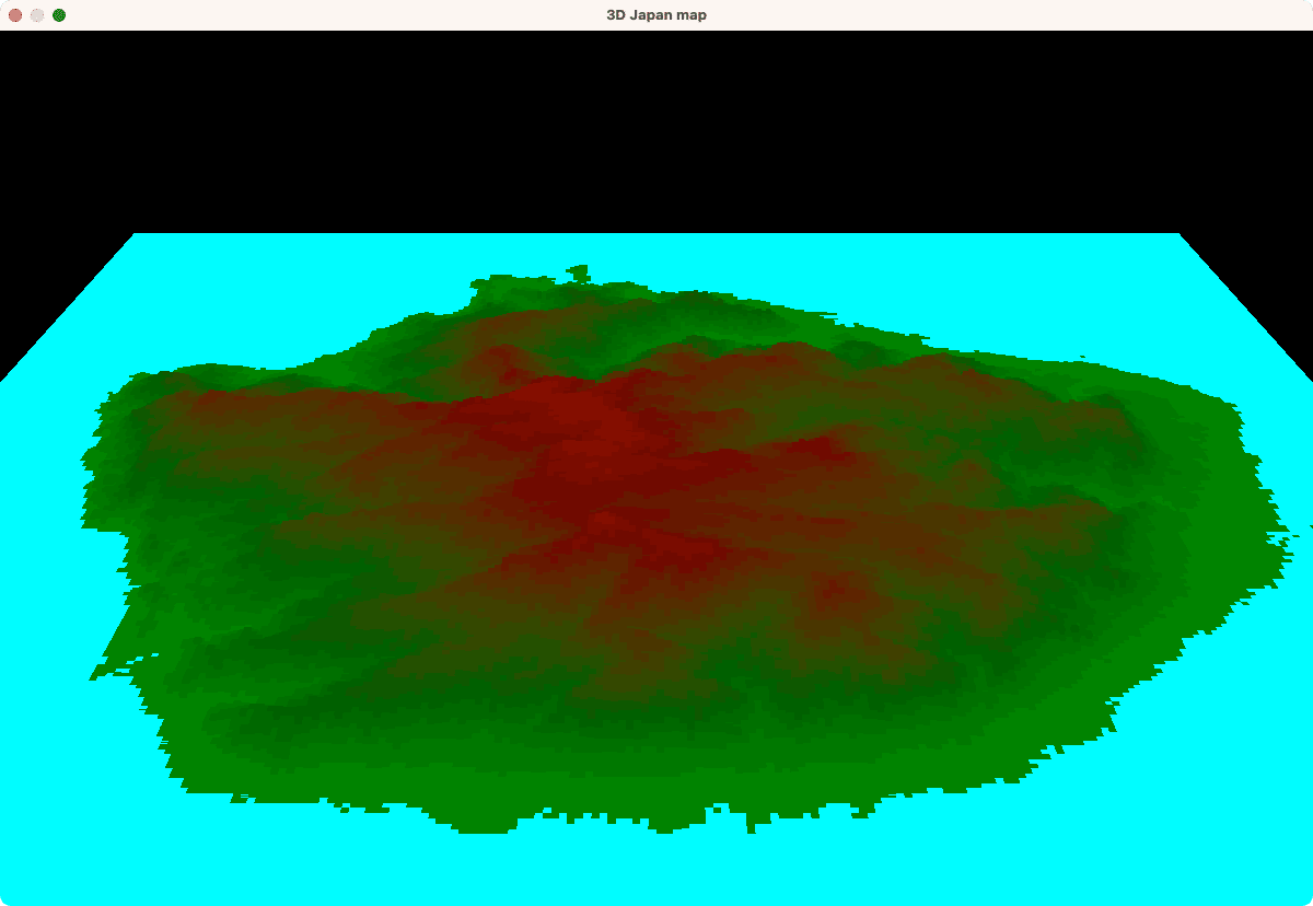 Python Panda3Dライブラリで3D地図を作成する｜creativival