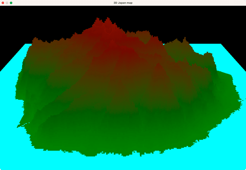 Python Panda3Dライブラリで3D地図を作成する｜creativival