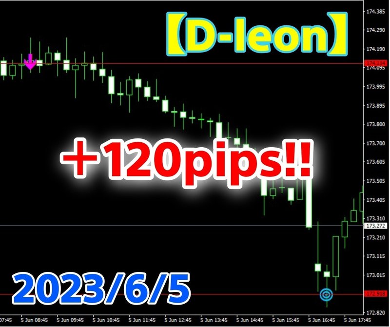【FX】至高のサインツール【D-leon】検証日記 6月5日トレード結果｜ナポレオンFX