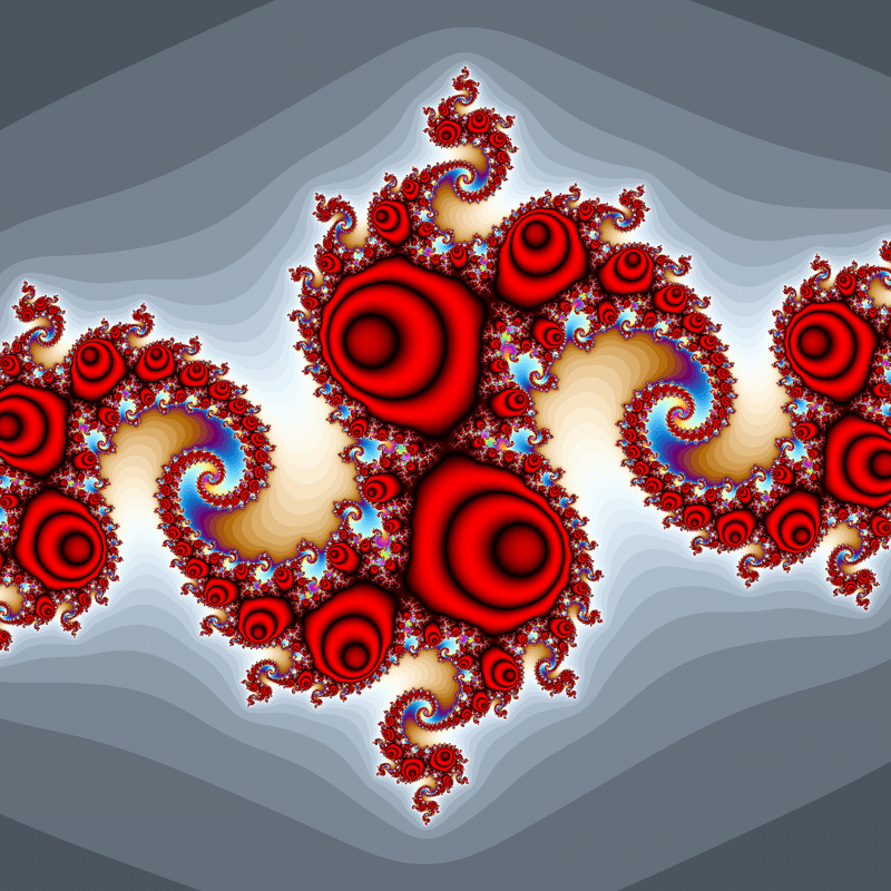 無限周期ジュリア集合｜108Hassium