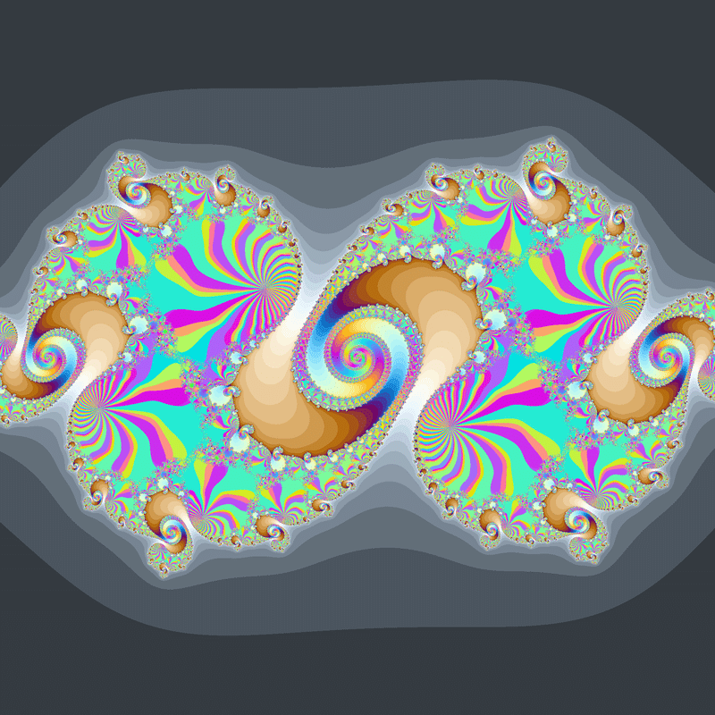 無限周期ジュリア集合｜108Hassium