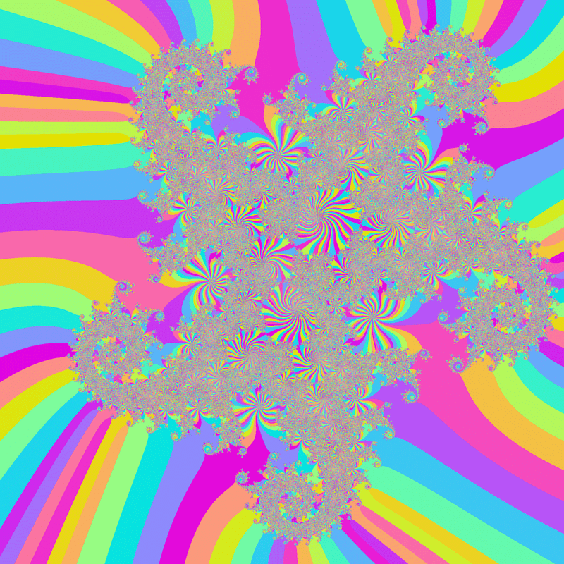 無限周期ジュリア集合｜108Hassium