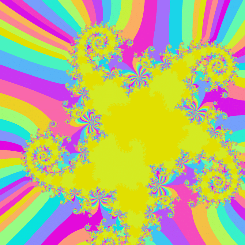 無限周期ジュリア集合｜108Hassium