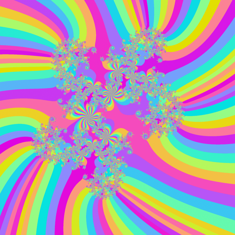 無限周期ジュリア集合｜108Hassium