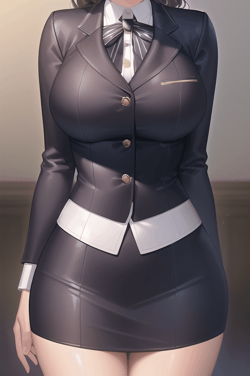 【AI呪文をかんたんコピペ】(StableDiffusion巨乳バリキャリOL正面盗撮イラスト集)100枚｜AI熟女ハンター