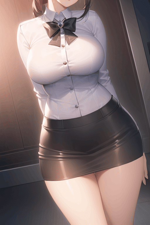 【AI呪文をかんたんコピペ】(StableDiffusion巨乳バリキャリOL正面盗撮イラスト集)100枚｜AI熟女ハンター