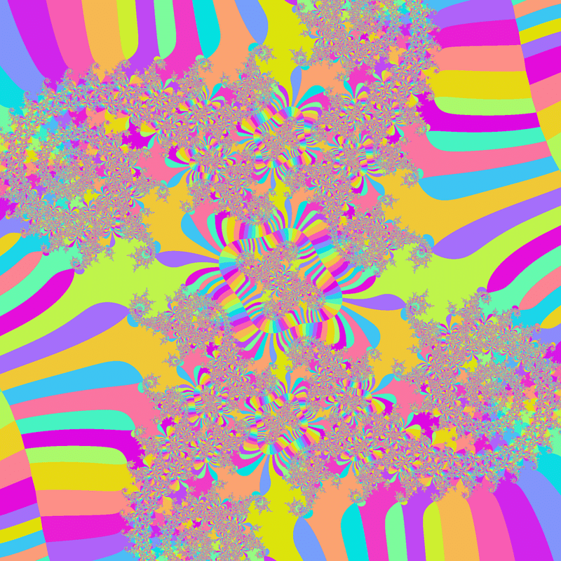 無限周期ジュリア集合｜108Hassium