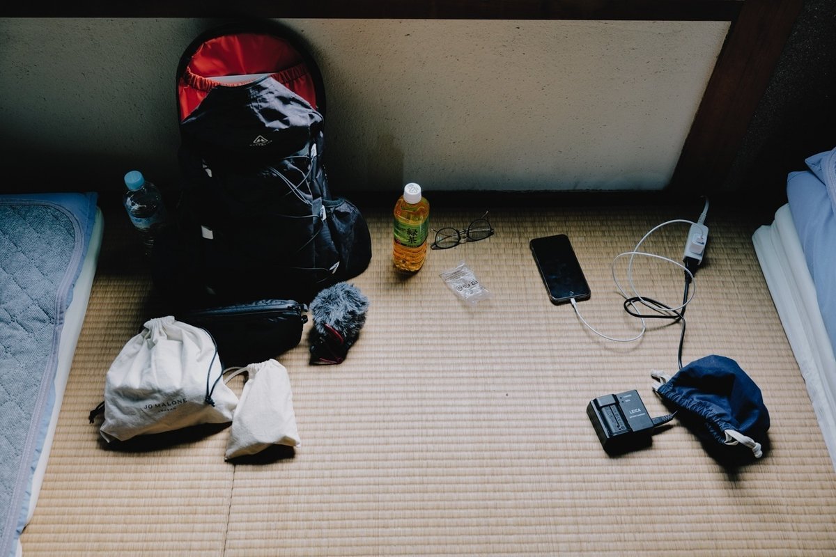 旅の持ち物と伝説のミニマリスト｜Tokimaru Tanaka