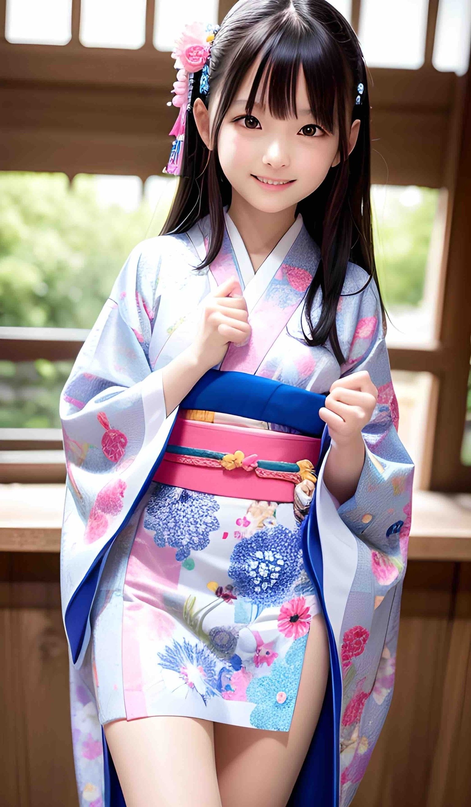 Kimono Girls 0001a #AIart|Premium Girls Kimono Girls 0001a #AIart|Premium Girls