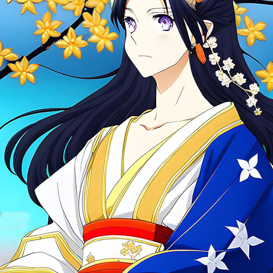 古事記に登場する、美人で有名な八上比売（ヤガミヒメ）をAIに手伝ってもらって描いてみました。大国主命の最初の奥さんです｜jun szk