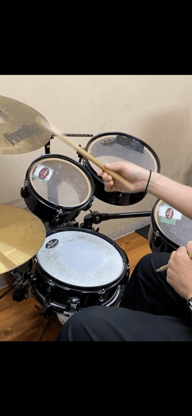 シンバルレガートでの指使い ｜ 上体起こし最強説｜hikodrums