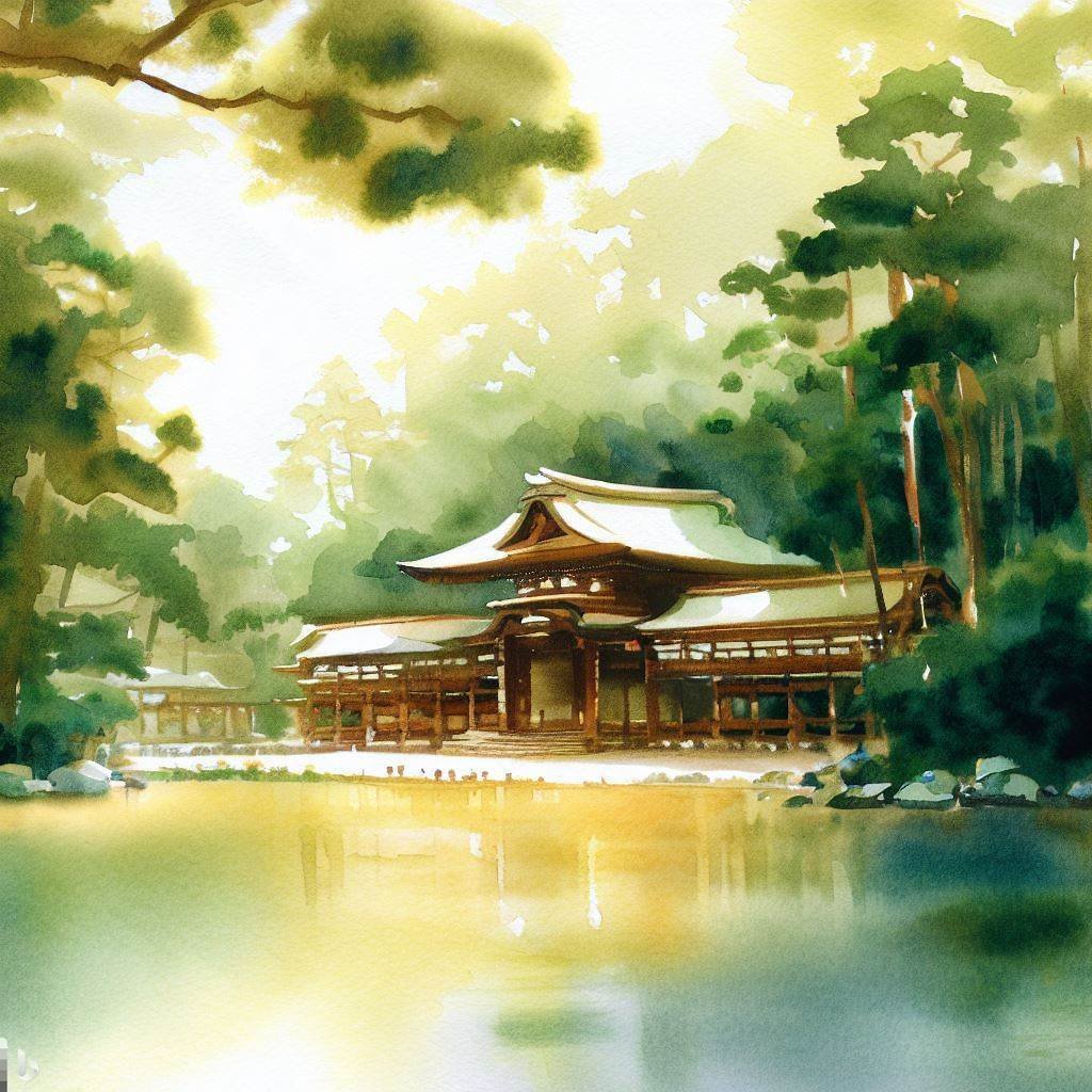 AI生成画像 「伊勢神宮」｜青柳 政孝 (Aoyagi Masataka) _画像投稿用