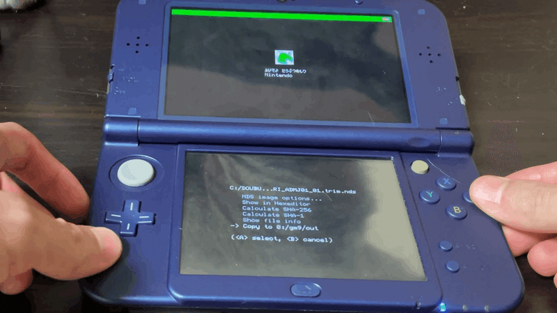 New 3DS LLでCFWを 導入して エミュレーター【MelonDS】でゲームソフトを動かすまで｜AosatoD