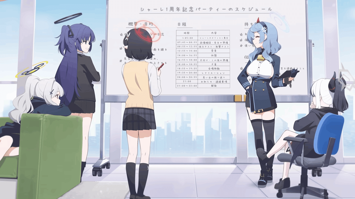 【ブルアカ】3rd PV スチル一覧｜Torii