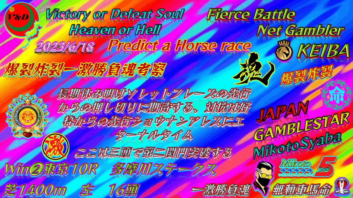 6/18 WIN5｜龍国 命